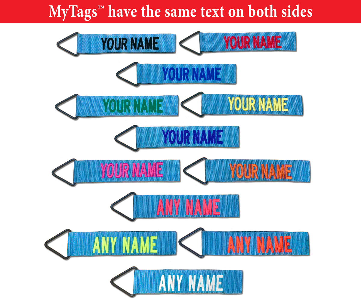 My Tags™ - Sky Blue Tags – Tags For Bags