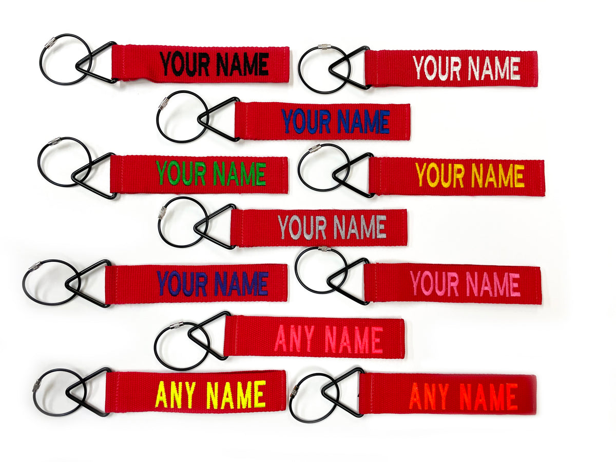 Split Text Tags - Red Tags – Tags For Bags
