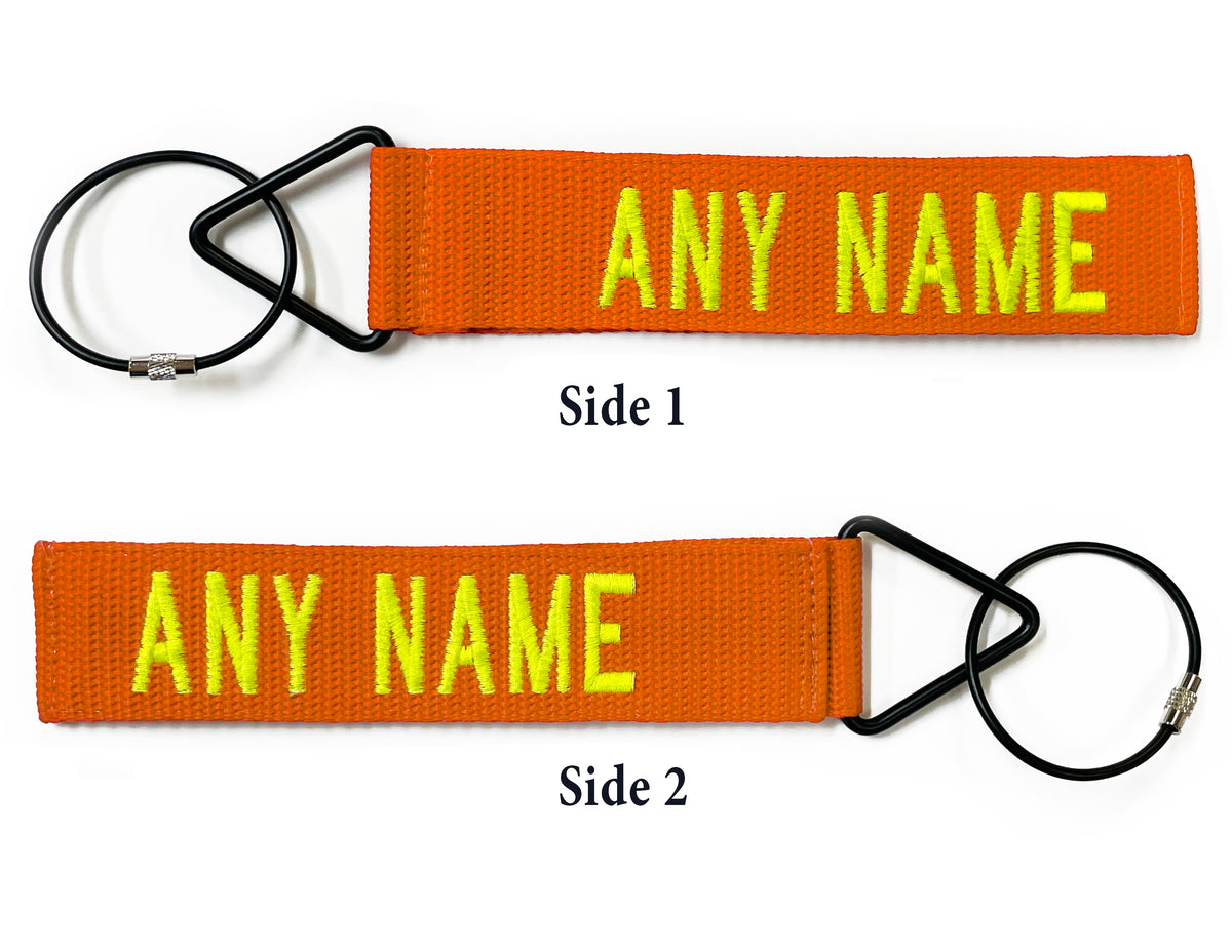 Split Text Tags - Orange Tags – Tags For Bags